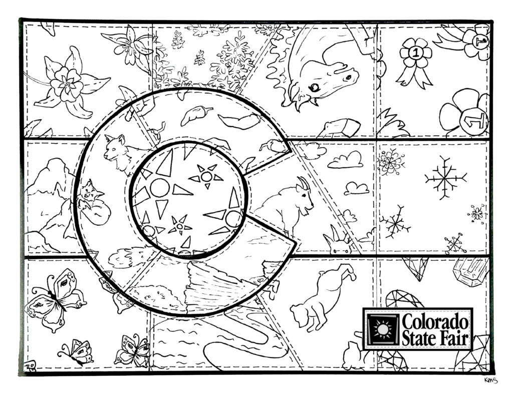 free country fair coloring pages