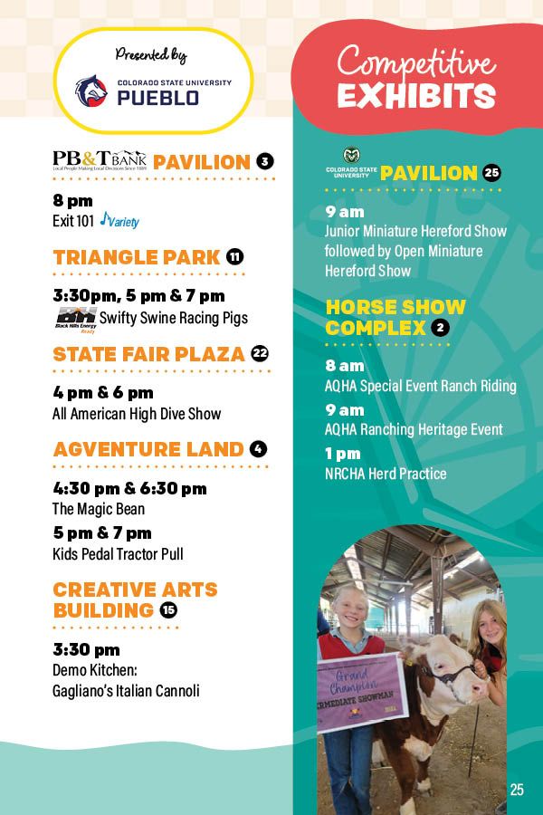 Daily Schedule | Colorado State Fair & Rodeo